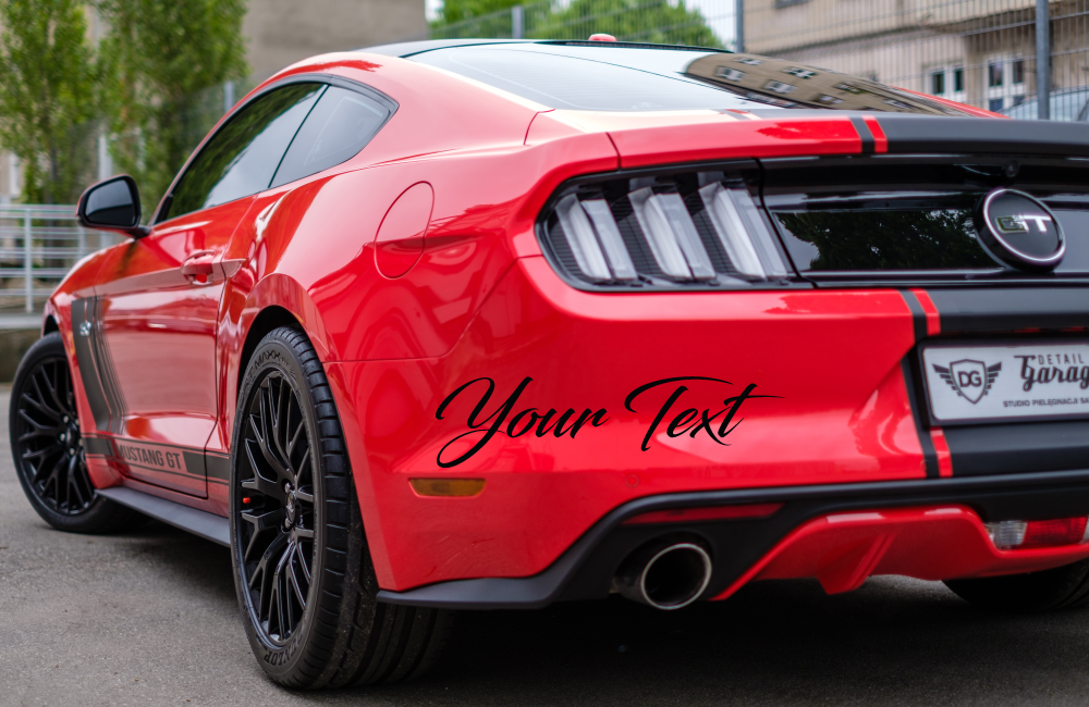 CUSTOM VINYL TEXT DECAL • STICKERS – the fastest and simplest way ...