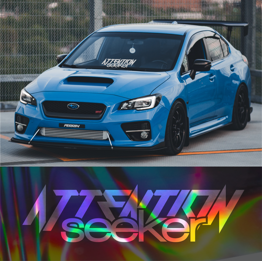 Attention seeker decal – stickyart