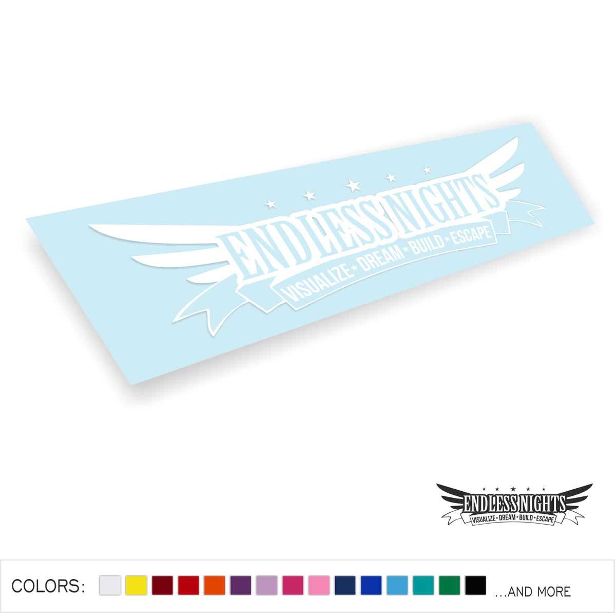 Endless Nights Japanese Decal Sticker – stickyart