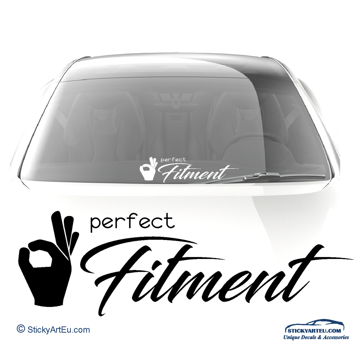 Perfect Fitment vinyl decal – stickyart